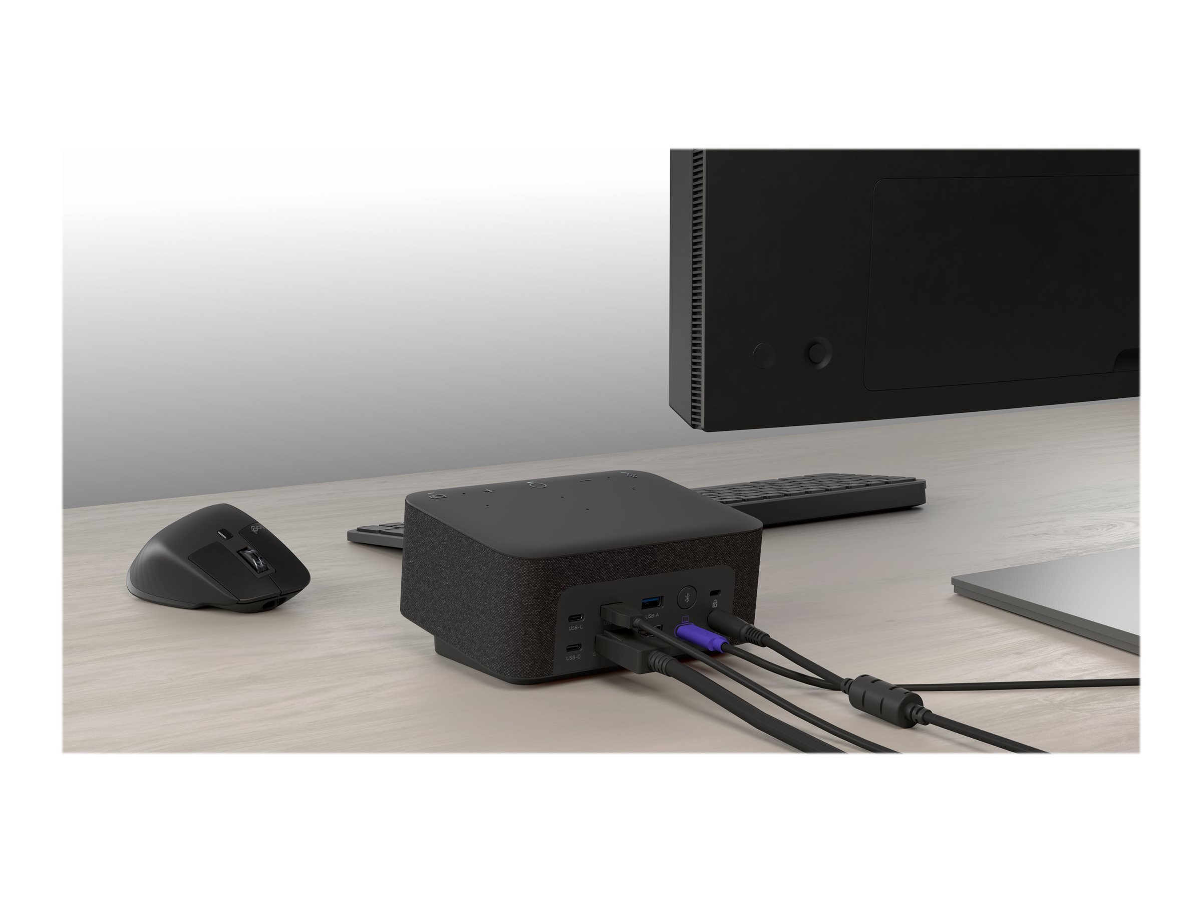 Logitech Logi Dock Estación de conexión HDMI, DP 230 vatios – TIENDA STS