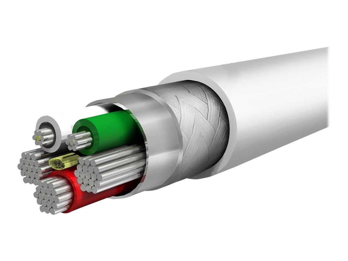 StarTech.com Cable Resistente USBA a Lightning de 1 m Blanco Cable USB ...